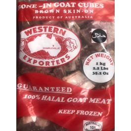 SKIN-ON & BONE-IN GOAT CUBES